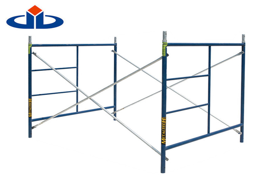 Outdoor Mason Frame Scaffolding Tangga Konstruksi Galvanis Umur Panjang